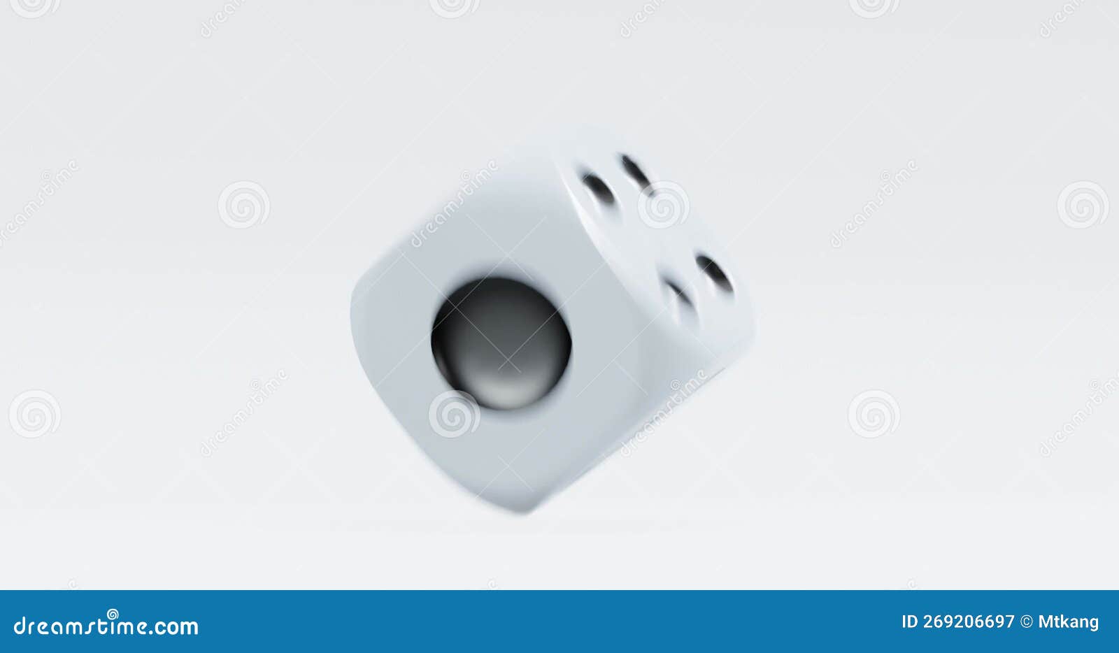 3d Render of Rolling Dice with Motion Blur for Casino or Gambling ...