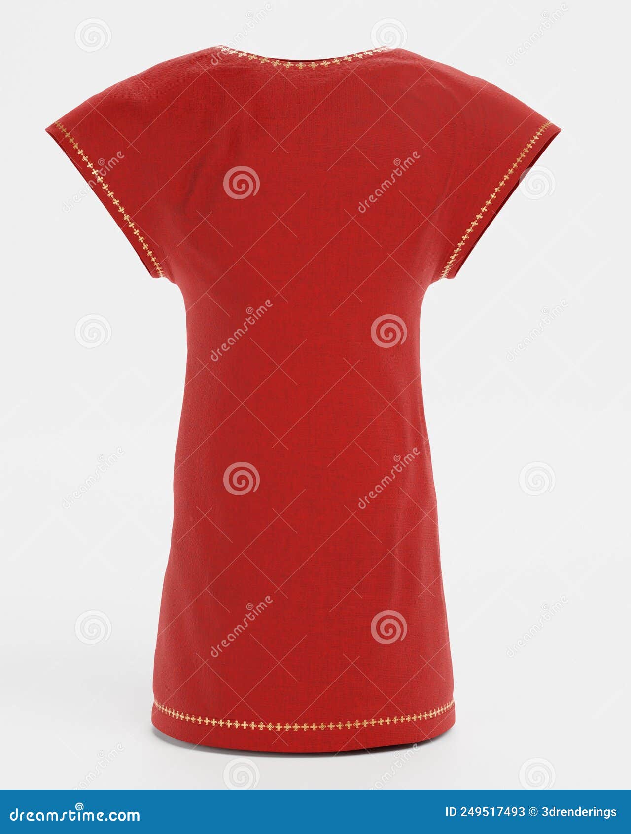 3D Render of Roman Tunic stock illustration. Illustration of tunic ...