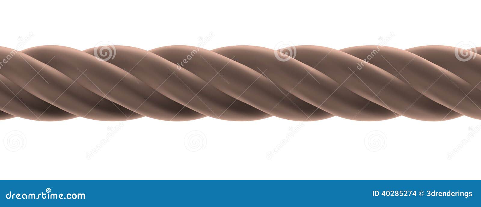 3d render of rope stock illustration. Illustration of model - 40285274