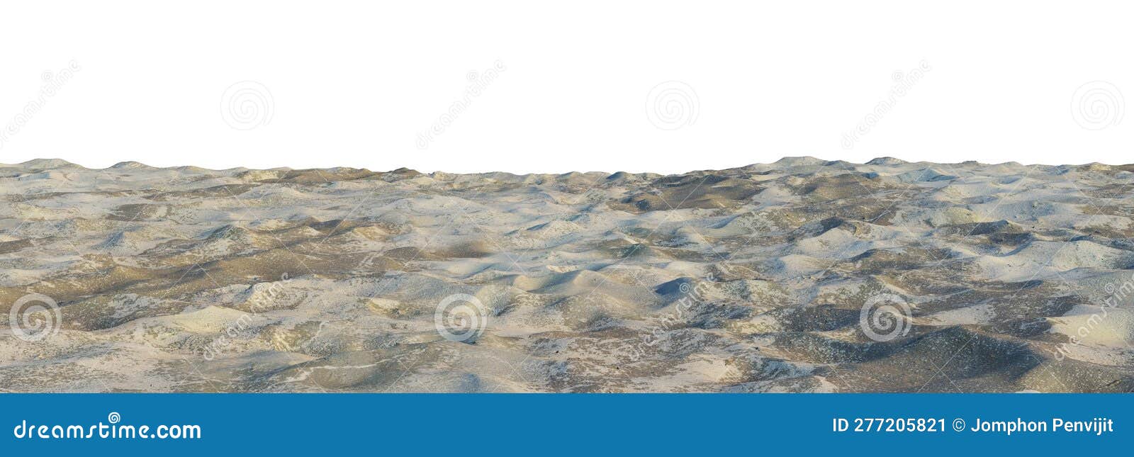 Rough Ground on White Background Stock Illustration - Illustration of ...