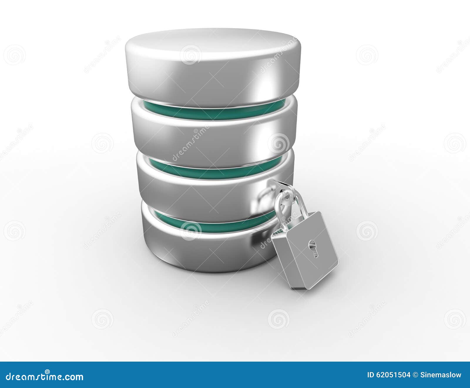 3d Render of Safe Storage Concept Stock Illustration - Illustration of ...