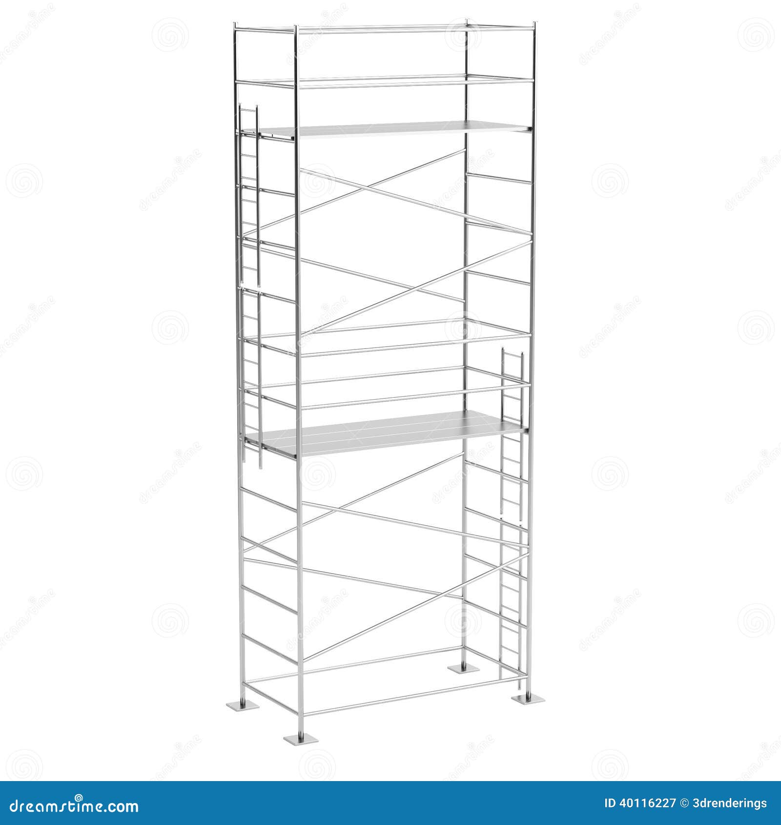 3d Render Of Scaffolding Stock Image | CartoonDealer.com #39809983