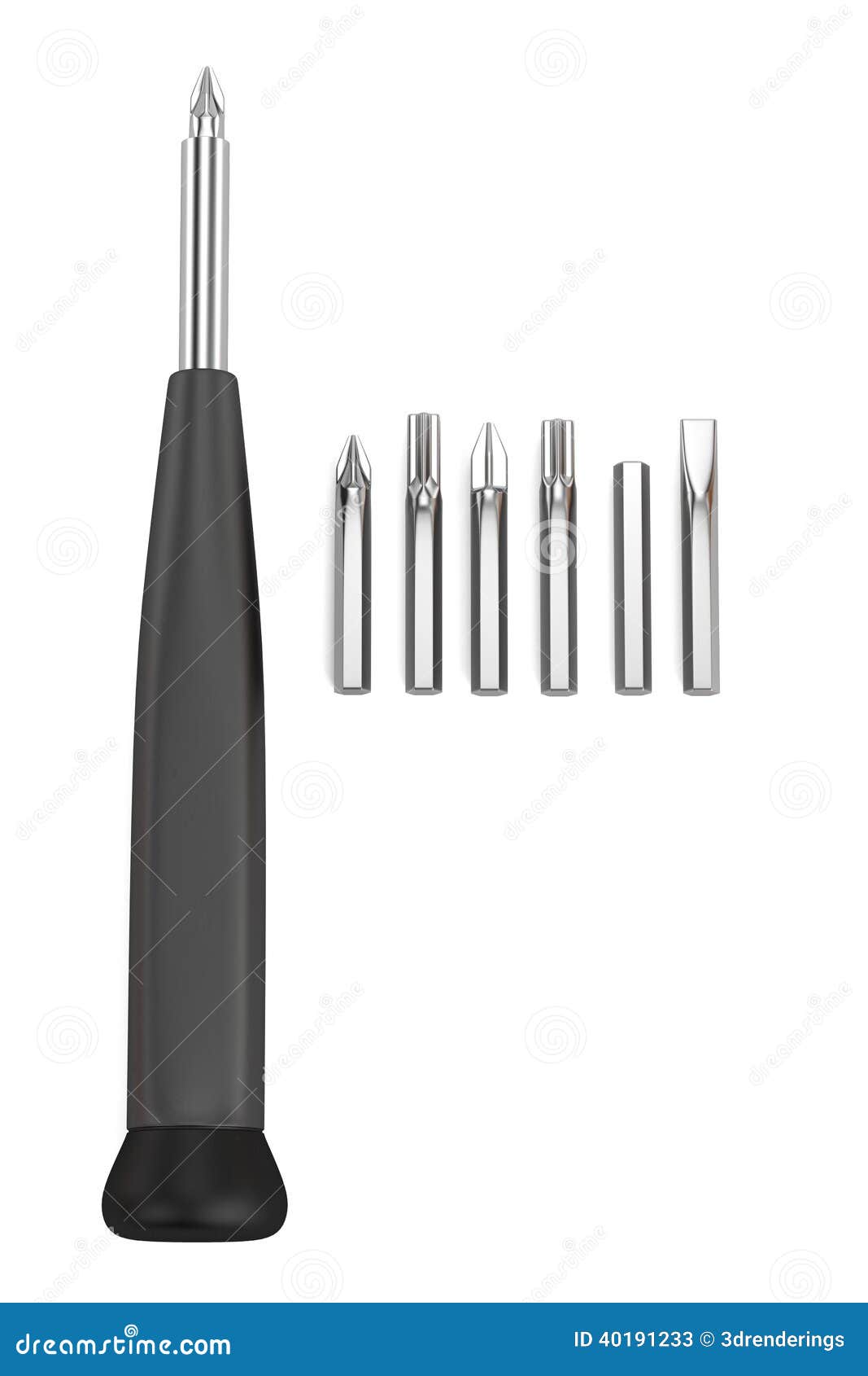 3d render of screwdriver stock illustration. Illustration of graphics ...