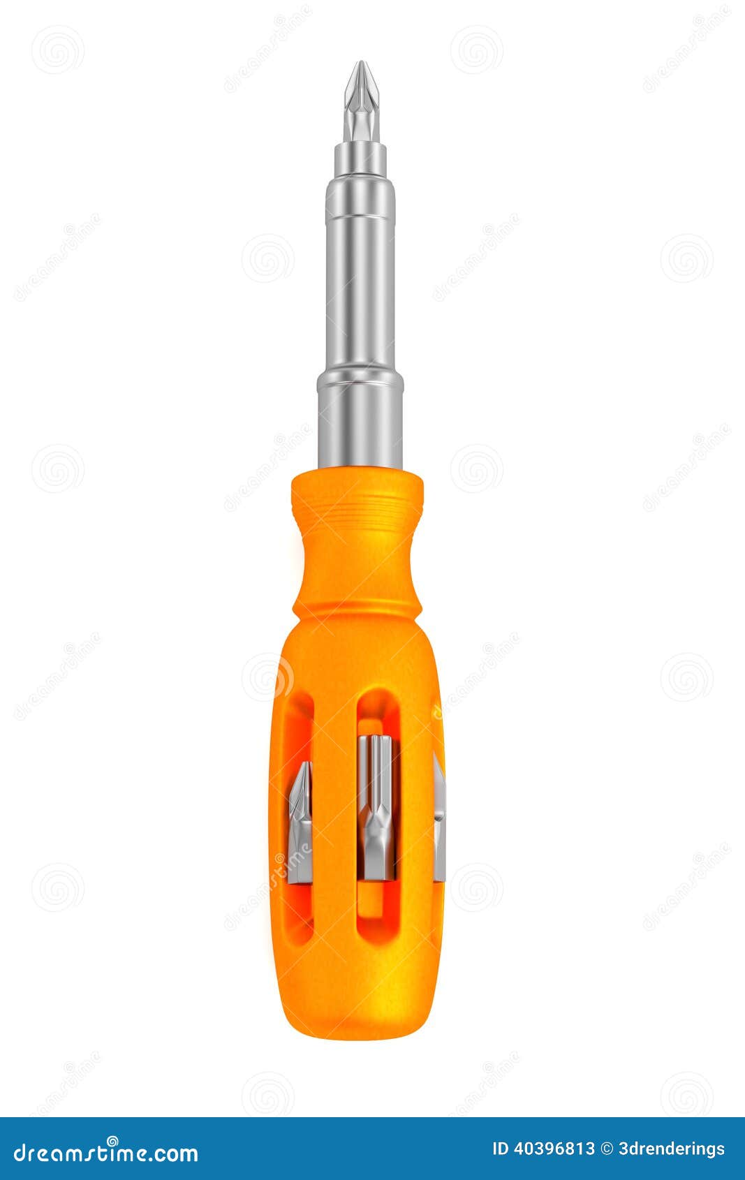 3d render of screwdriver stock illustration. Illustration of cartoon ...