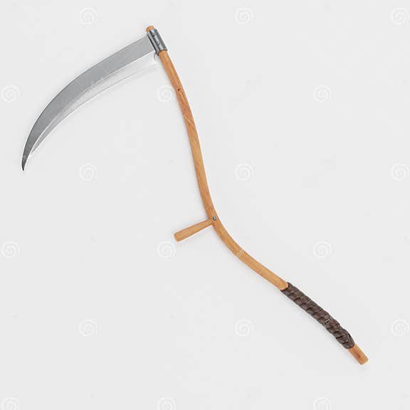 3D Render of Scythe stock illustration. Illustration of summer - 348847702