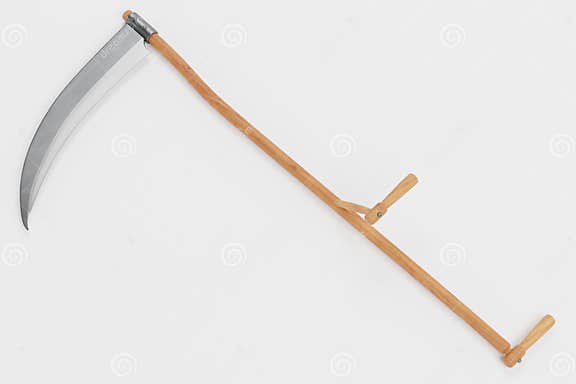 3D Render of Scythe stock illustration. Illustration of tool - 348847710