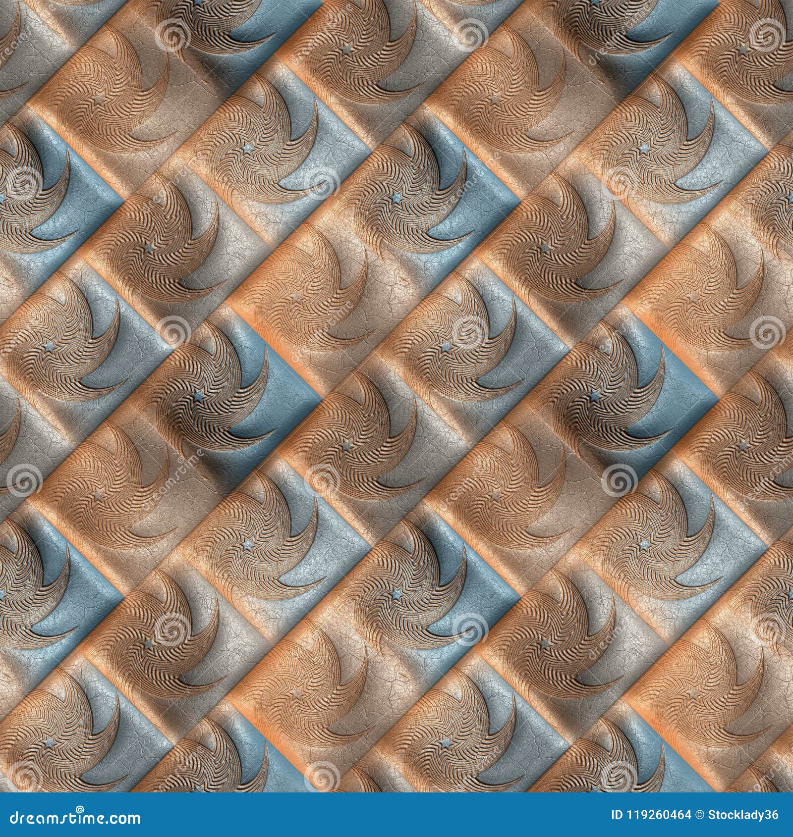 3D Leather Seamless Background Tile Stock Illustration - Illustration ...