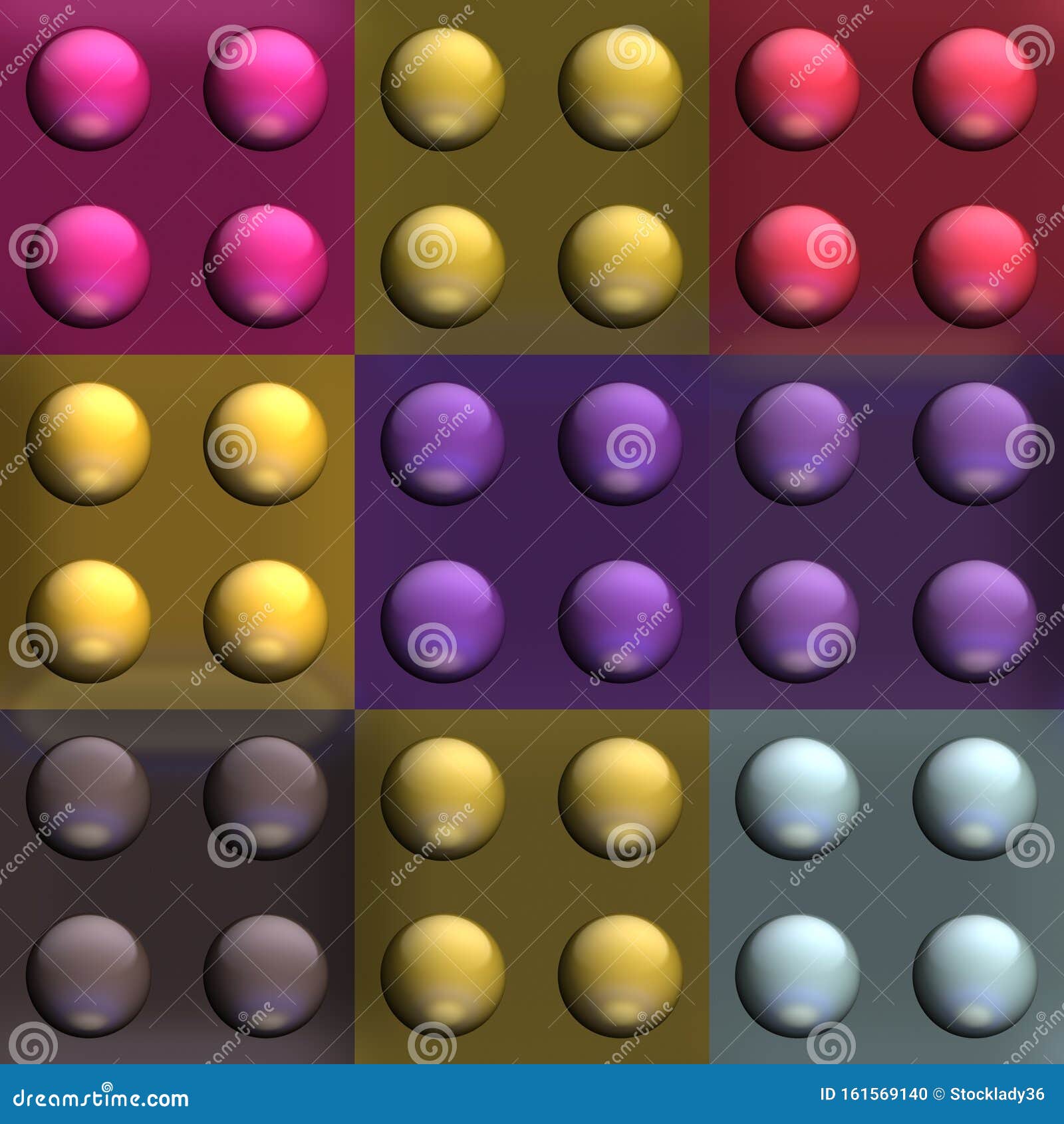 3D Render Seamless Polished Pattern Background Tile Stock Photo ...