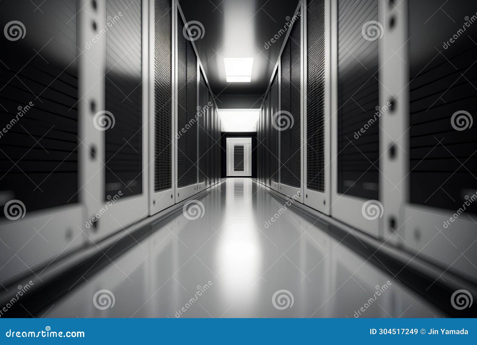 3d Render of Server Room or Data Center with Hard Disk Drive Stock ...
