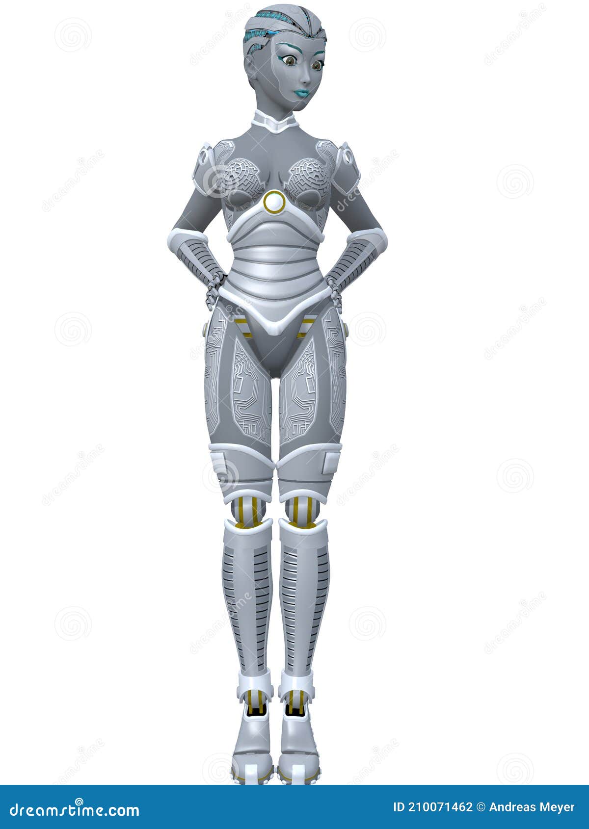 Toon robot stock illustration. Illustration of render - 210071462
