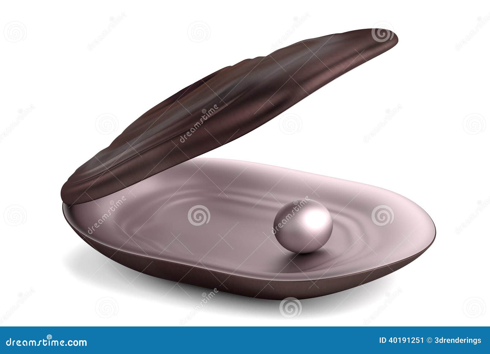 3d render of shell stock illustration. Illustration of animal - 40191251