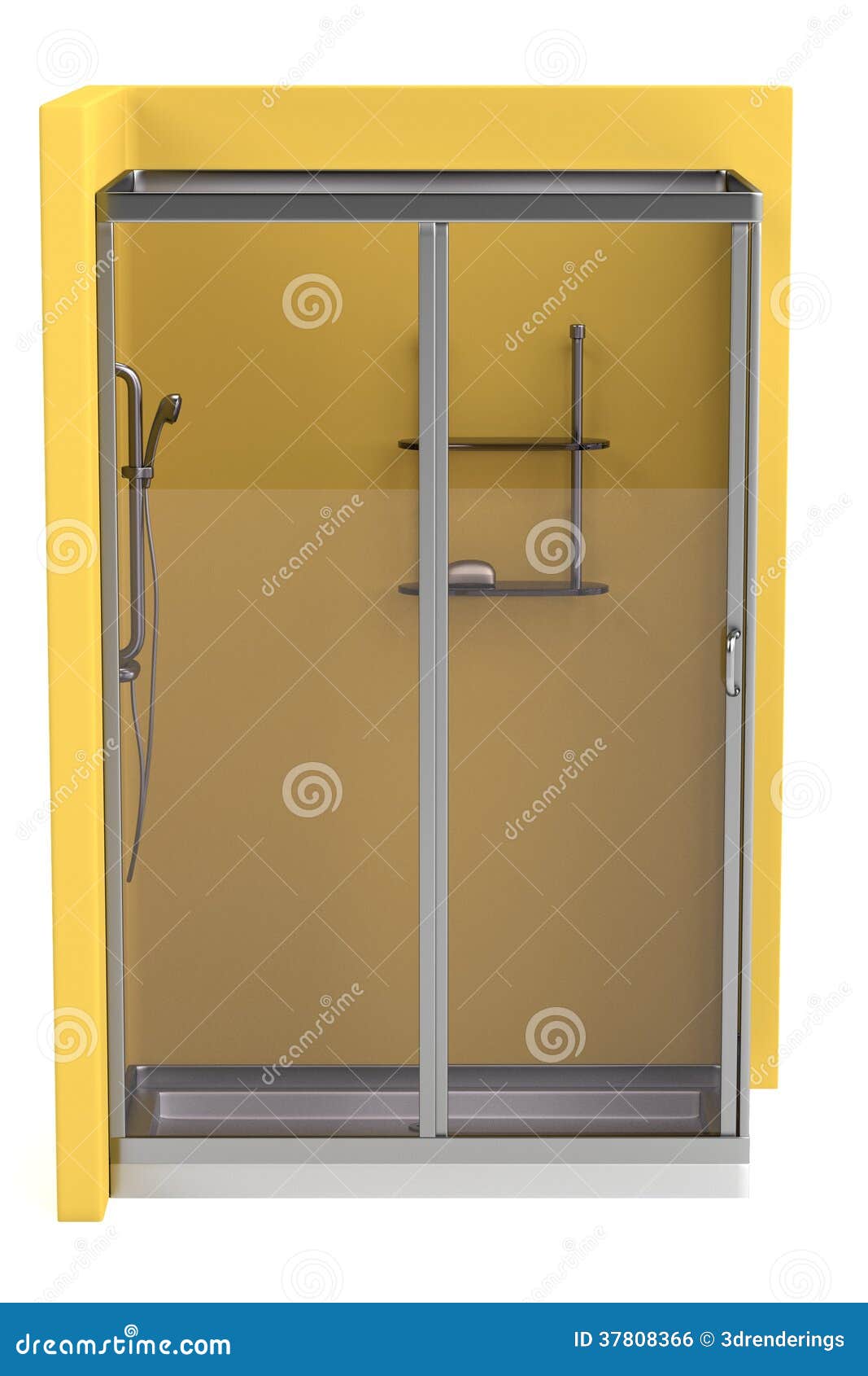 3d render of shower stock illustration. Illustration of shower - 37808366