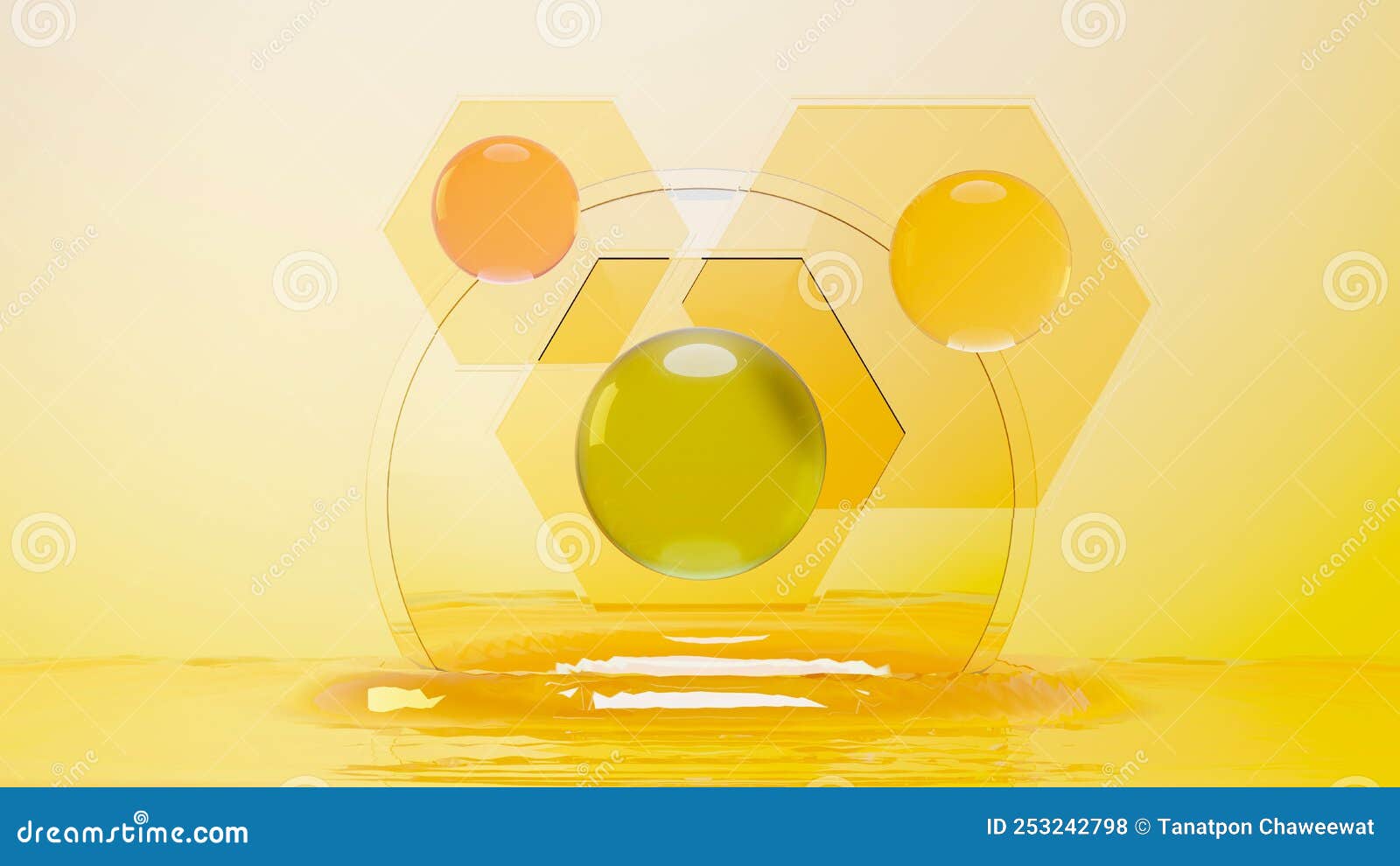 3d Render of Simple Chemical Bond in Side Cell or Molecules. the ...