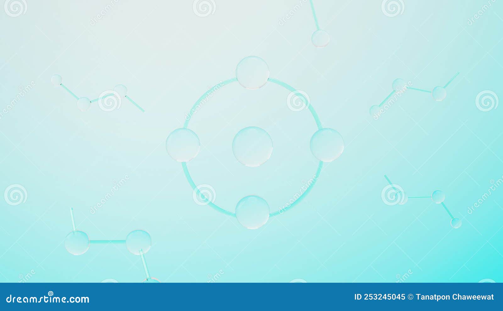 3d Render Of Simple Chemical Bond In Side Cell Or Molecules. The ... 3d Render Of Simple Chemical Bond In Side Cell Or Molecules. The ...