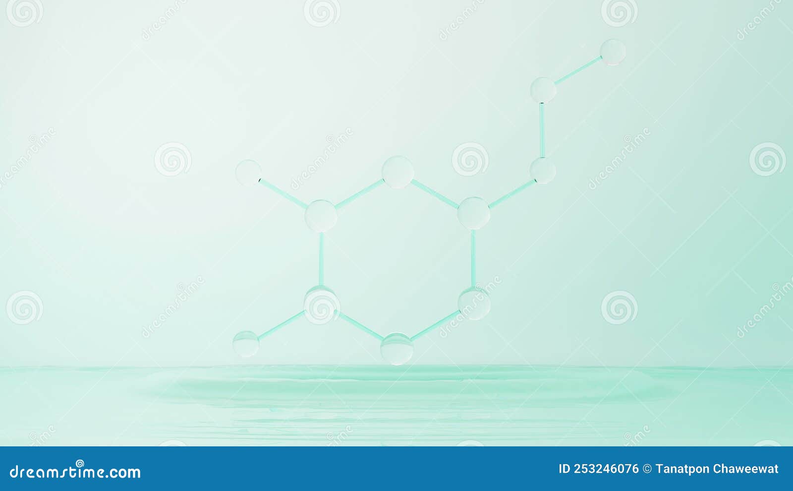 3d Render Of Simple Chemical Bond In Side Cell Or Molecules. The ... 3d Render Of Simple Chemical Bond In Side Cell Or Molecules. The ...