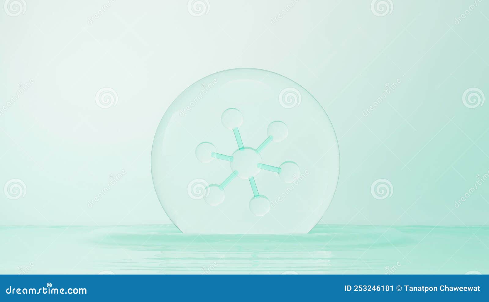 3d Render Of Simple Chemical Bond In Side Cell Or Molecules. The ... 3d Render Of Simple Chemical Bond In Side Cell Or Molecules. The ...
