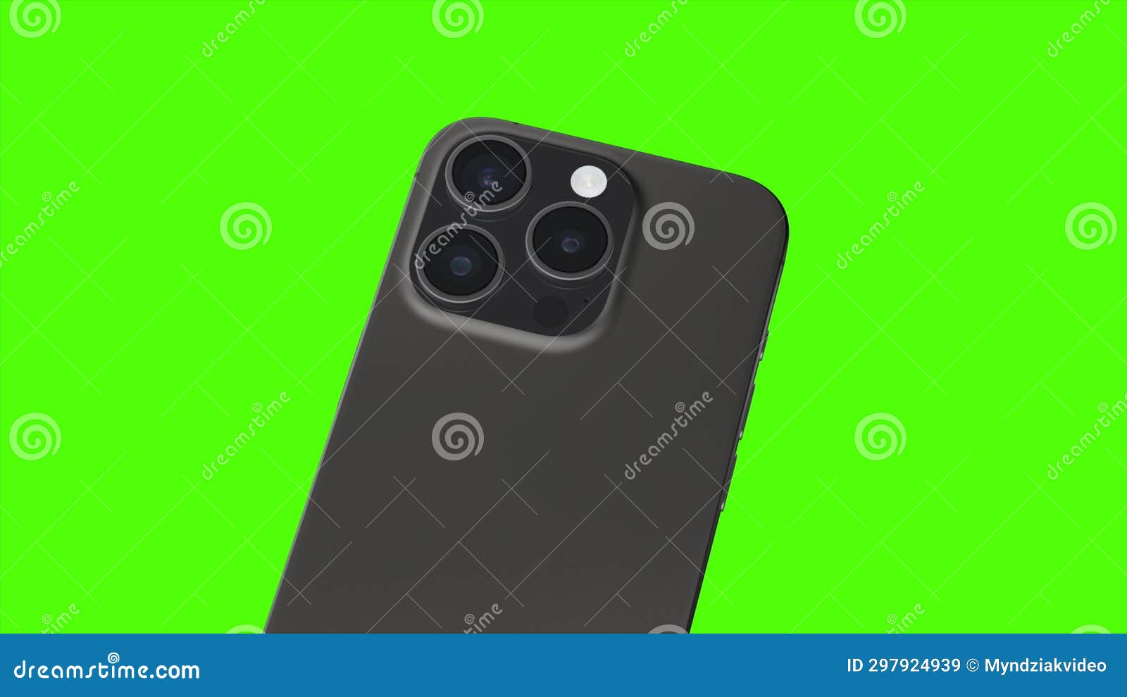 3d Render of Smartphone with Green Screen and Marks for Tracking ...