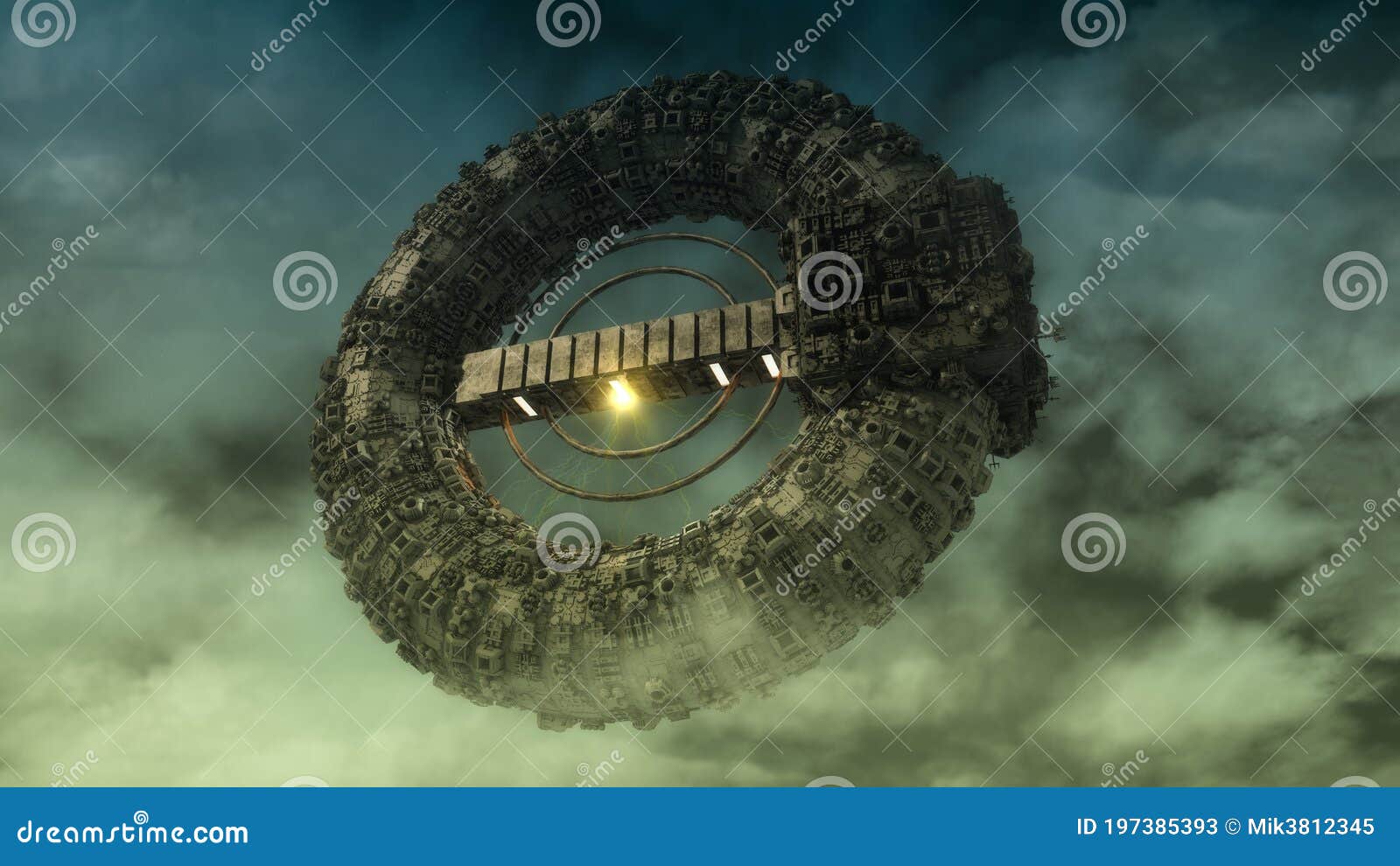 Spaceship concept design stock illustration. Illustration of future ...