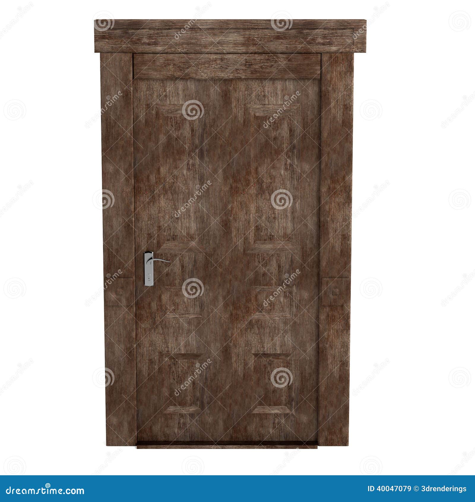 3d render of spooky door stock illustration. Illustration of spooky ...