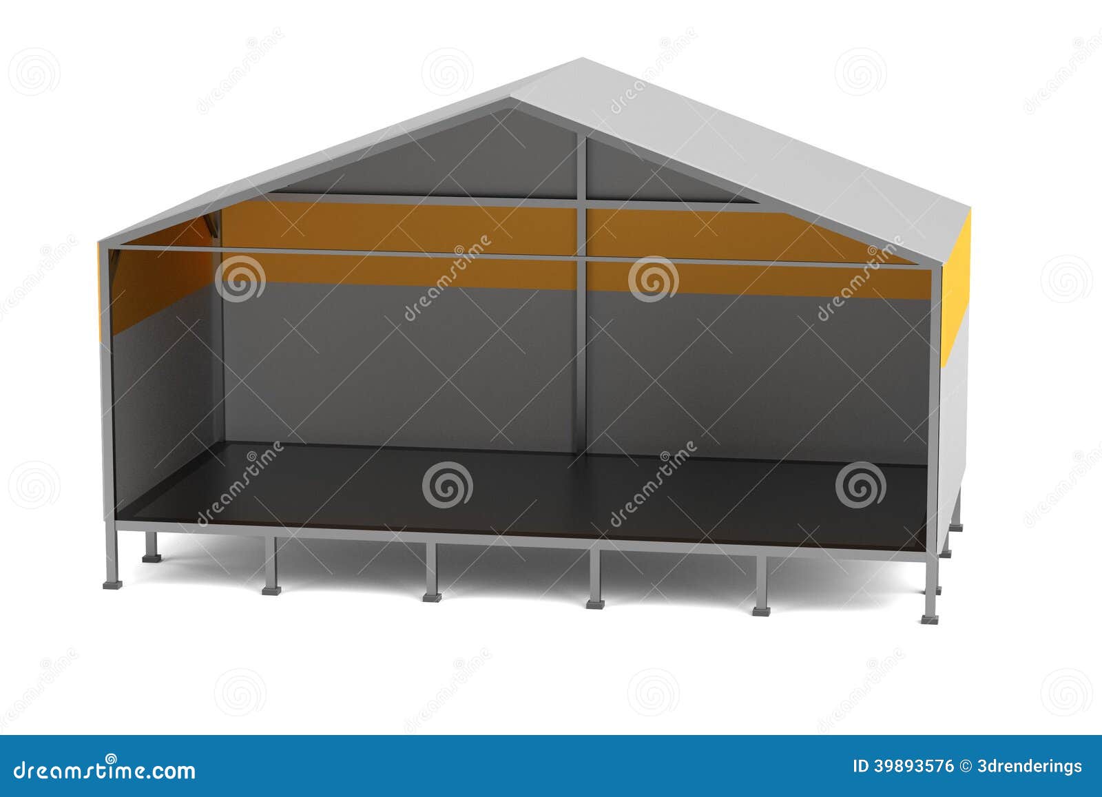 3d render of stage stock illustration. Illustration of realistic - 39893576