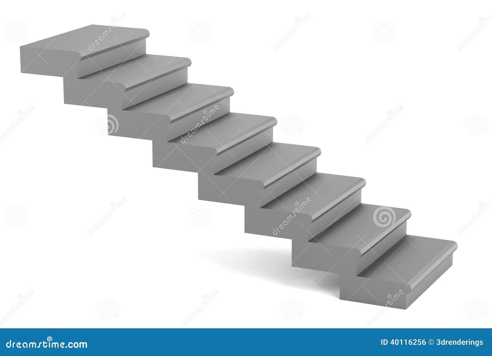 3d render of stairs stock illustration. Illustration of stairs - 40116256