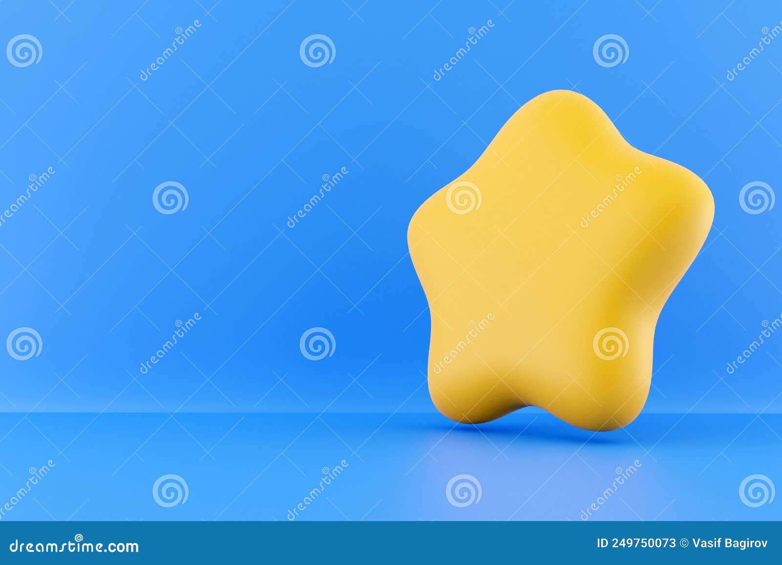 3d Render Star. 3d Rendering Star Stock Illustration - Illustration of ...