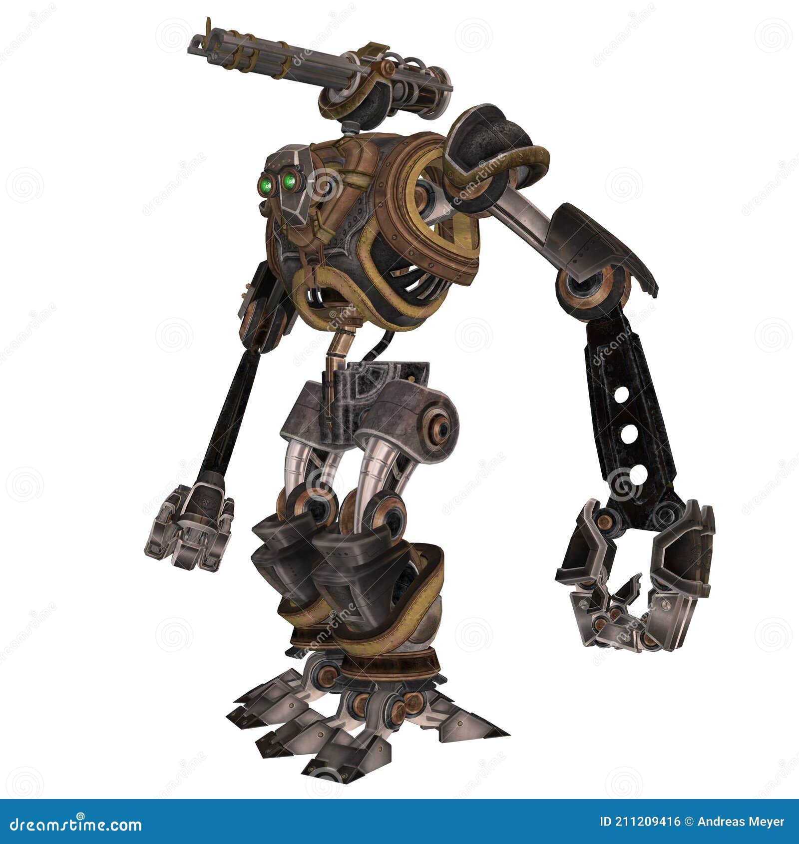 Steampunk Robot Battle