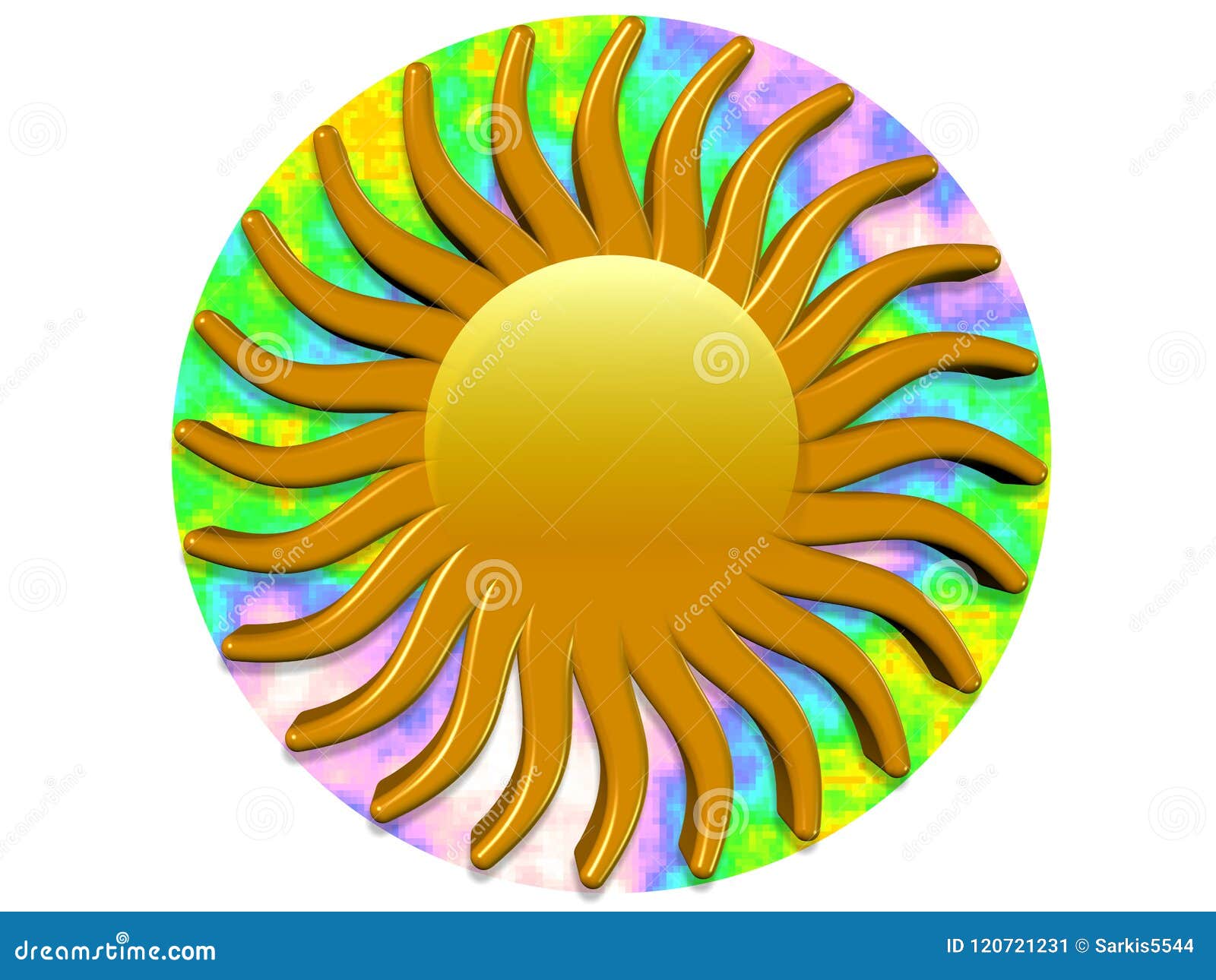 3D Render Sun stock photo stock illustration. Illustration of design ...