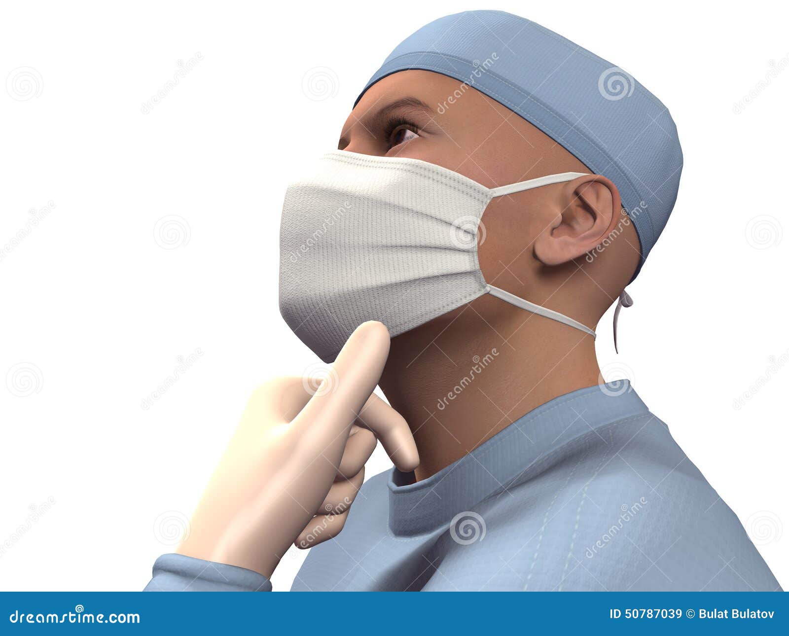 3D render surgeon stock illustration. Illustration of facemask - 50787039