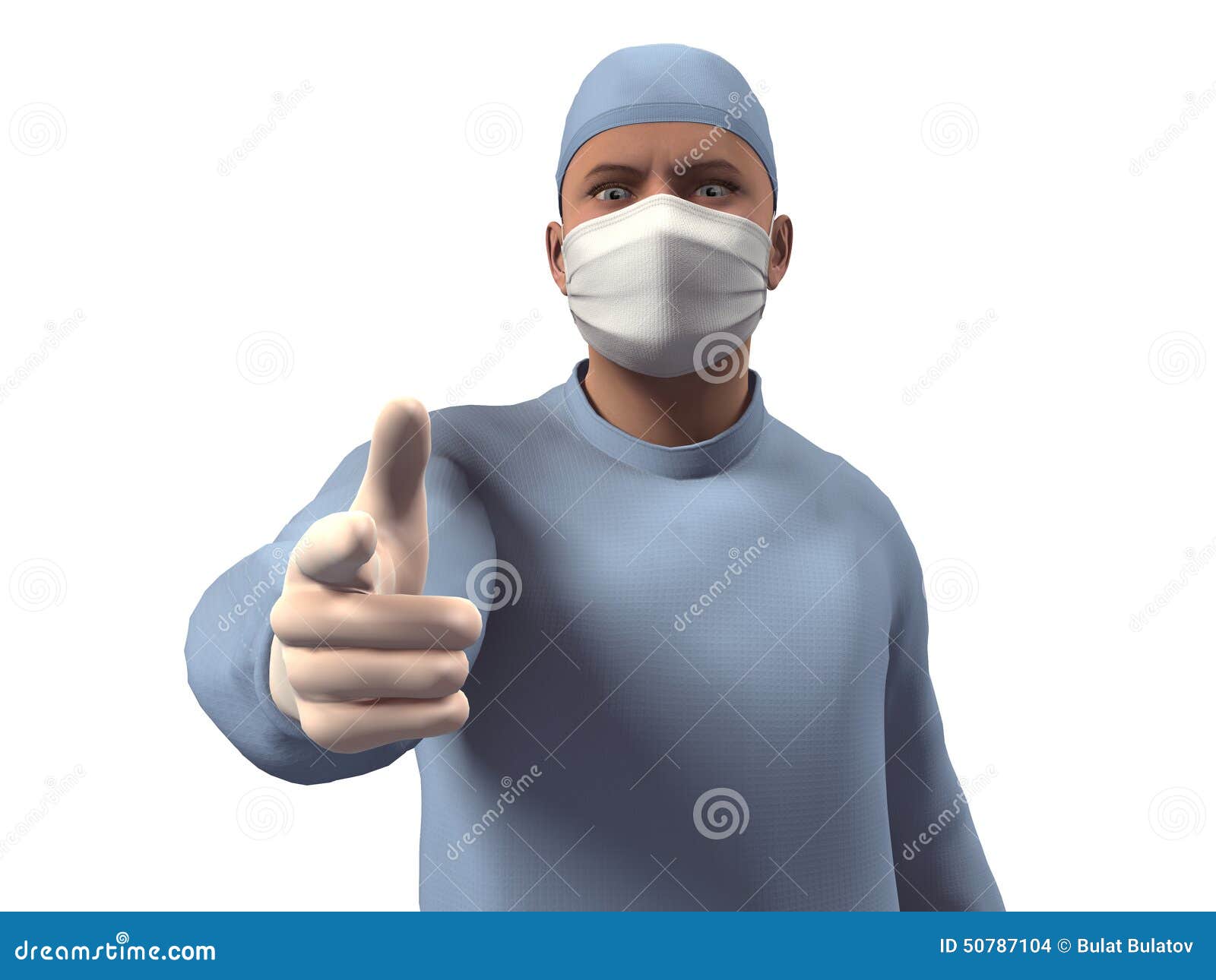 3D render surgeon stock illustration. Illustration of blue - 50787104