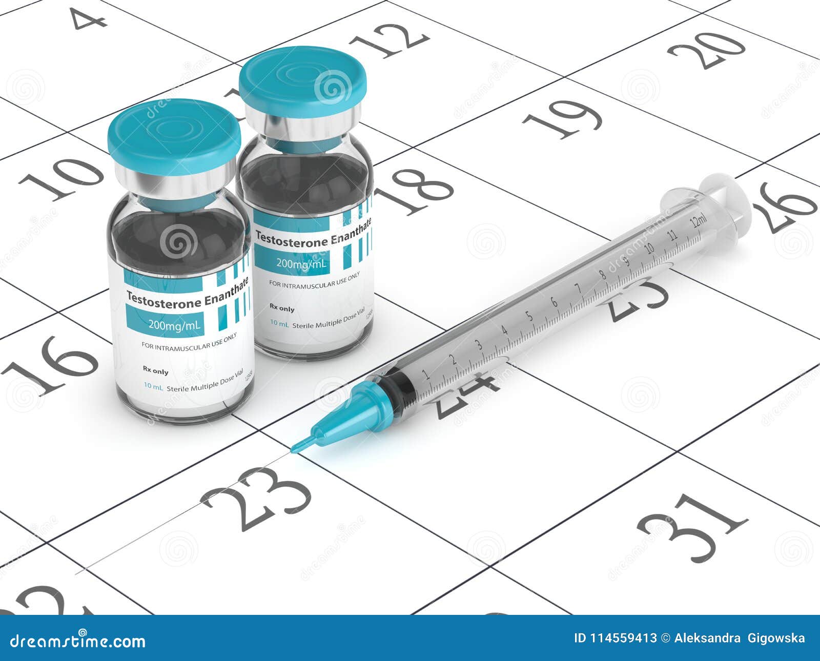 Testosterone Injections Vial