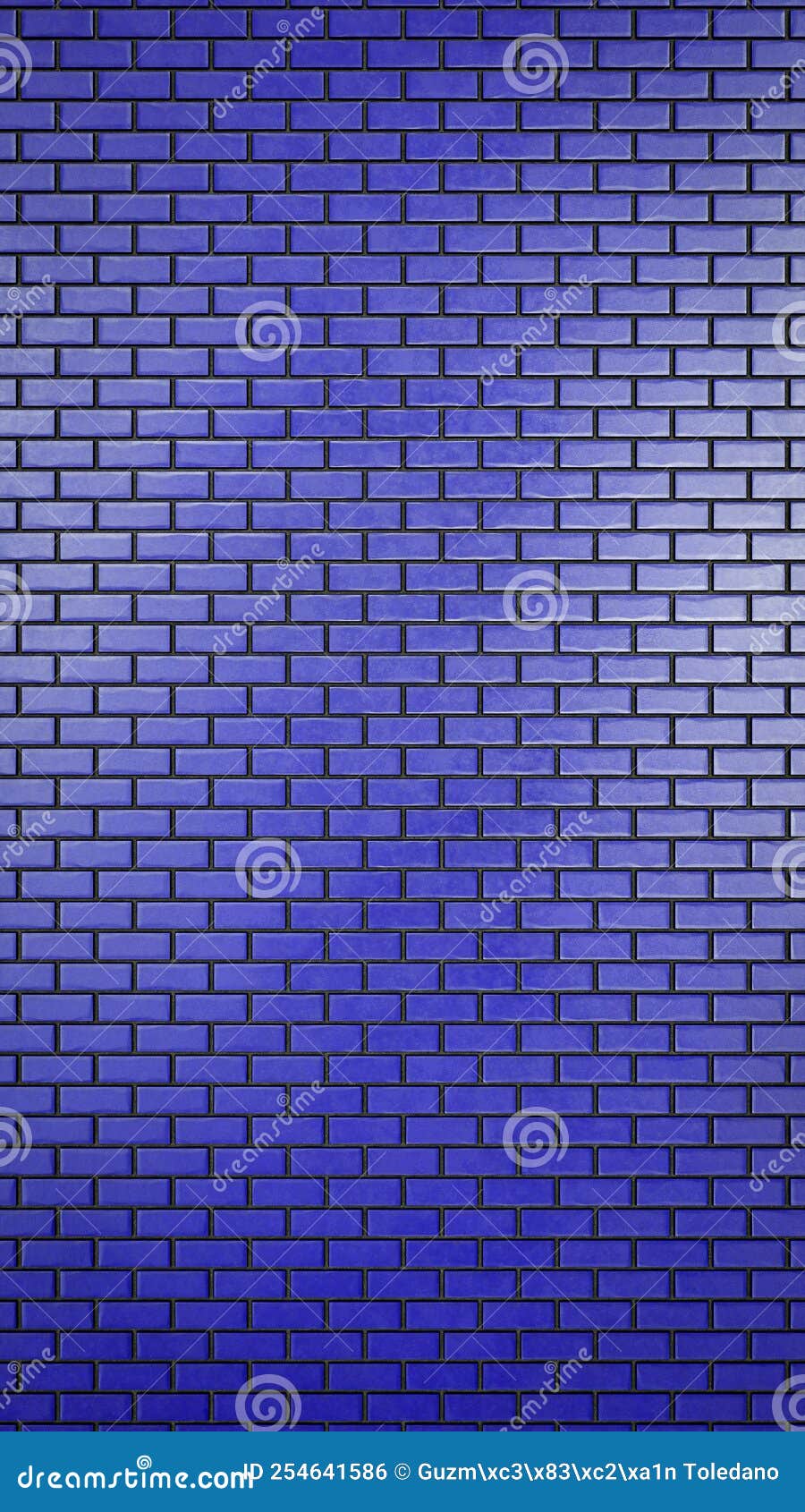 Vertical Texture of the Brick Wall of Many Rows of Bricks Painted in ...