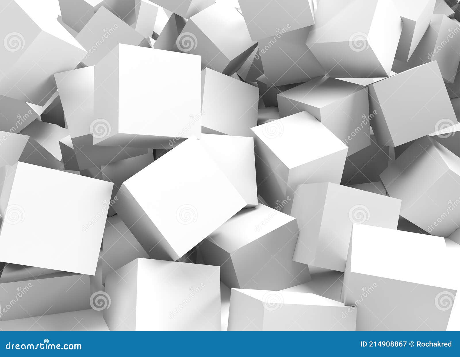 3D Render Texture with Squares Design Stock Illustration - Illustration ...