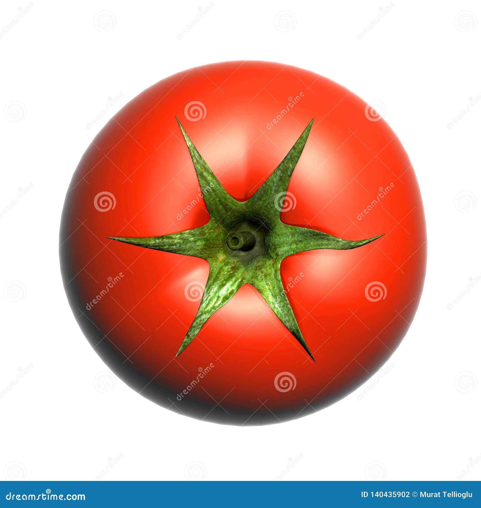 3d render of tomato stock illustration. Illustration of healthy - 140435902