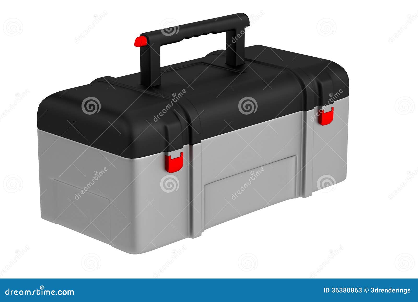 3d render of toolbox stock illustration. Illustration of realistic ...