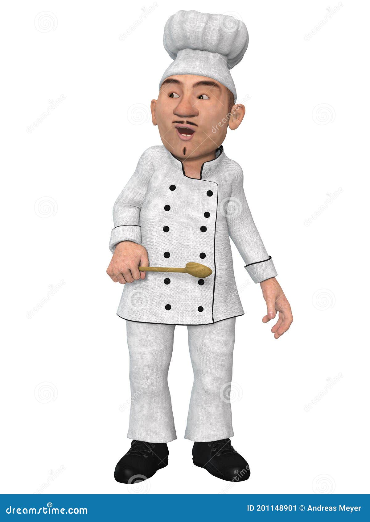 Toon Cook stock illustration. Illustration of toon, cooking - 201148901