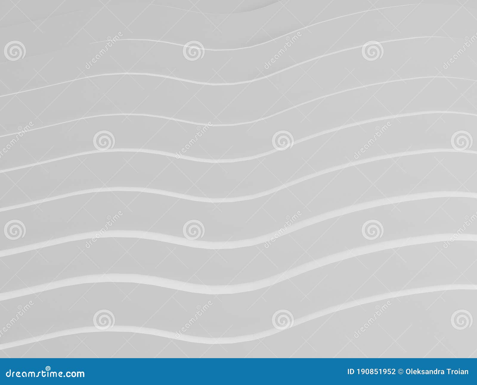 3d Render of Total White Curved Backdrop. Stock Illustration ...
