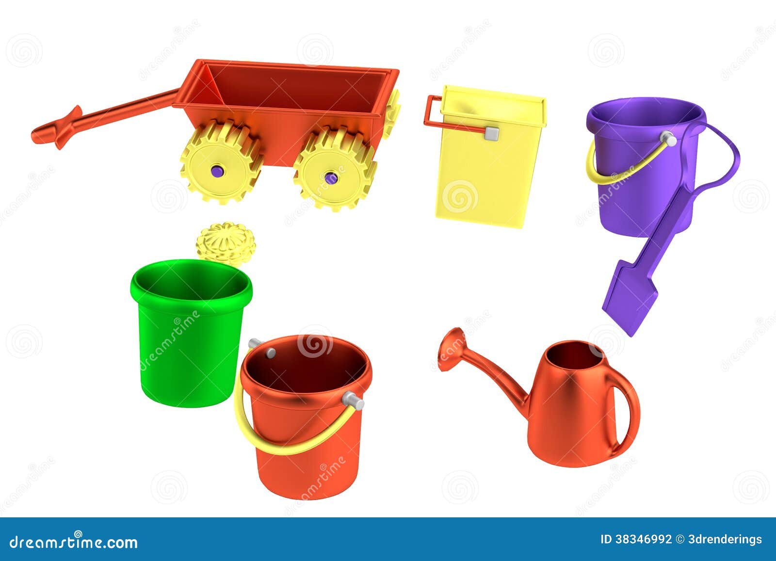 3d render of toys stock illustration. Illustration of graphics - 38346992