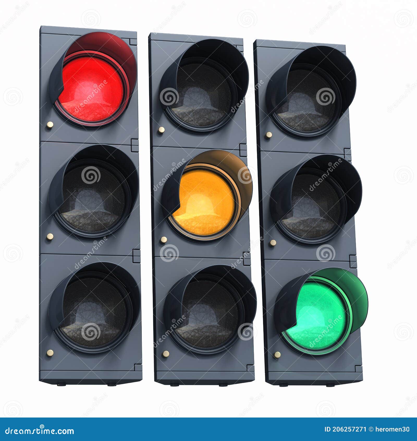 Traffic light close-up stock illustration. Illustration of path - 206257271