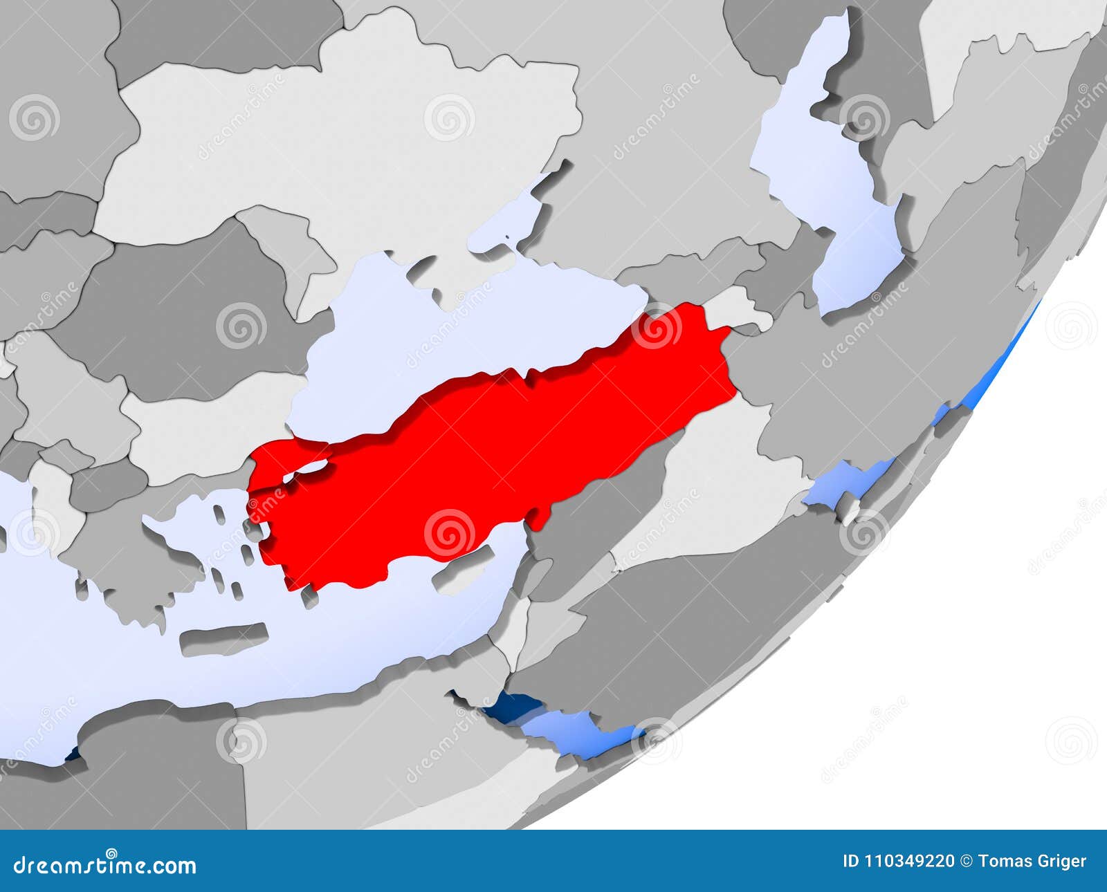 Map of Turkey stock illustration. Illustration of border - 110349220