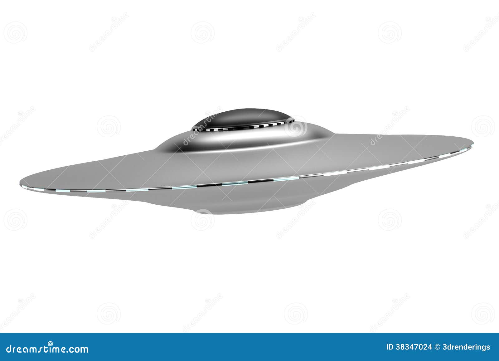 3d render of UFO stock illustration. Illustration of alien - 38347024