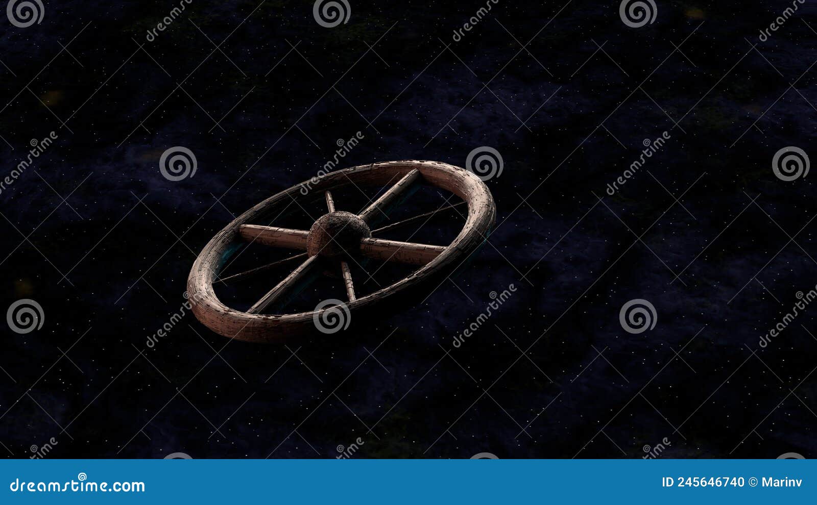 3d Render. UFO Spaceship Concept. Science Fiction Objects Stock ...