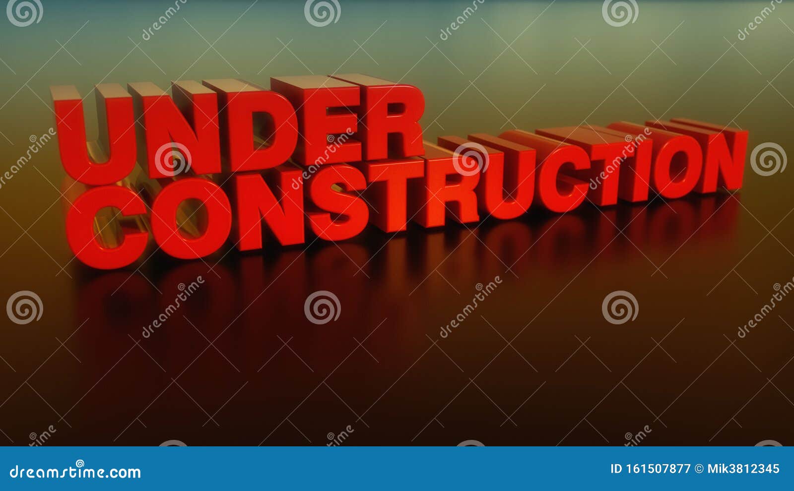 Under Construction Text and Floor Stock Illustration - Illustration of ...