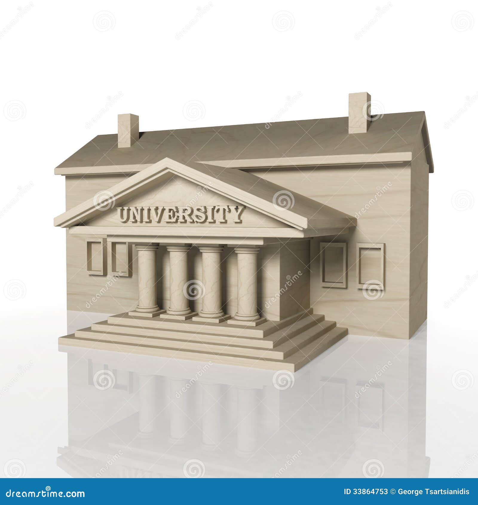 University Building Icon Cartoon Vector | CartoonDealer.com #50088433