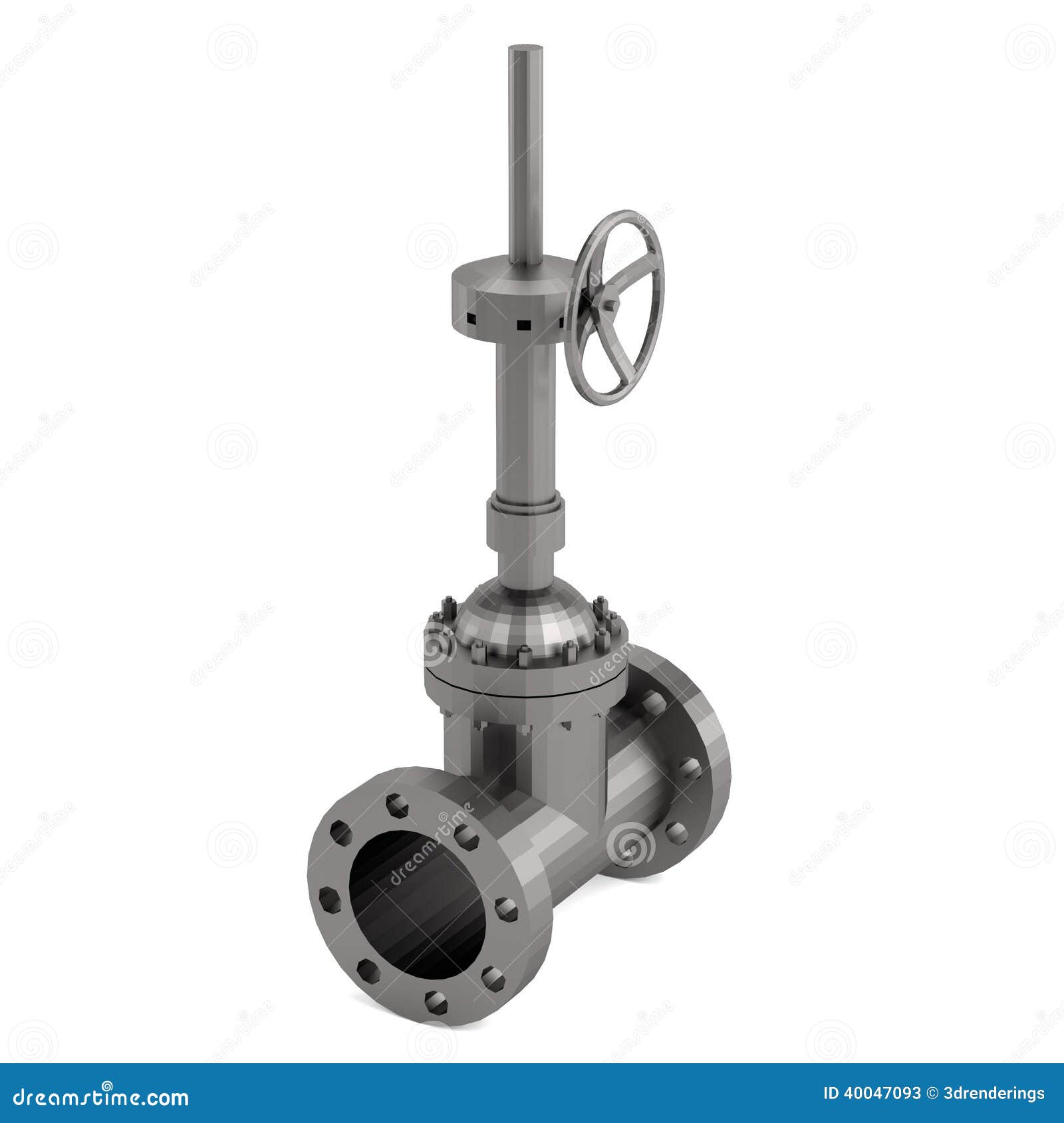 3d render of valve stock illustration. Illustration of close - 40047093