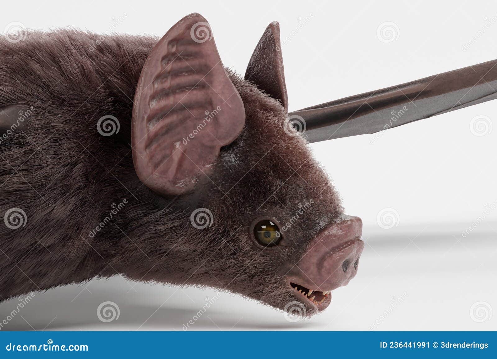 3D Render Of Vampire Bat Royalty-Free Stock Photo | CartoonDealer.com ...