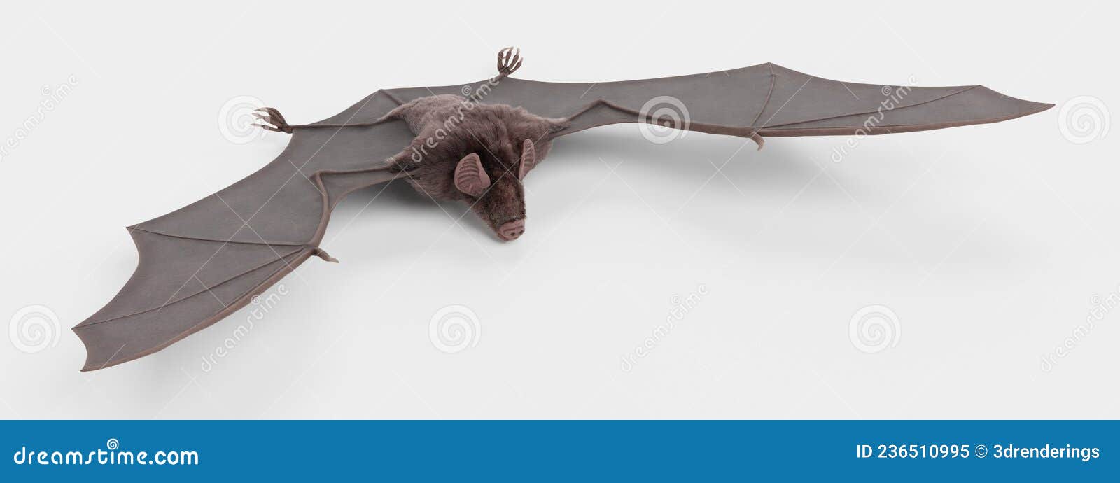 D Render of Vampire Bat stock illustration. Illustration of creature ...