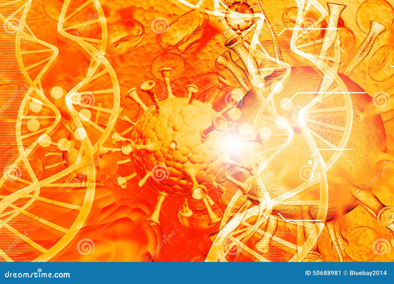 3d render of virus stock illustration. Illustration of graphic - 50688981