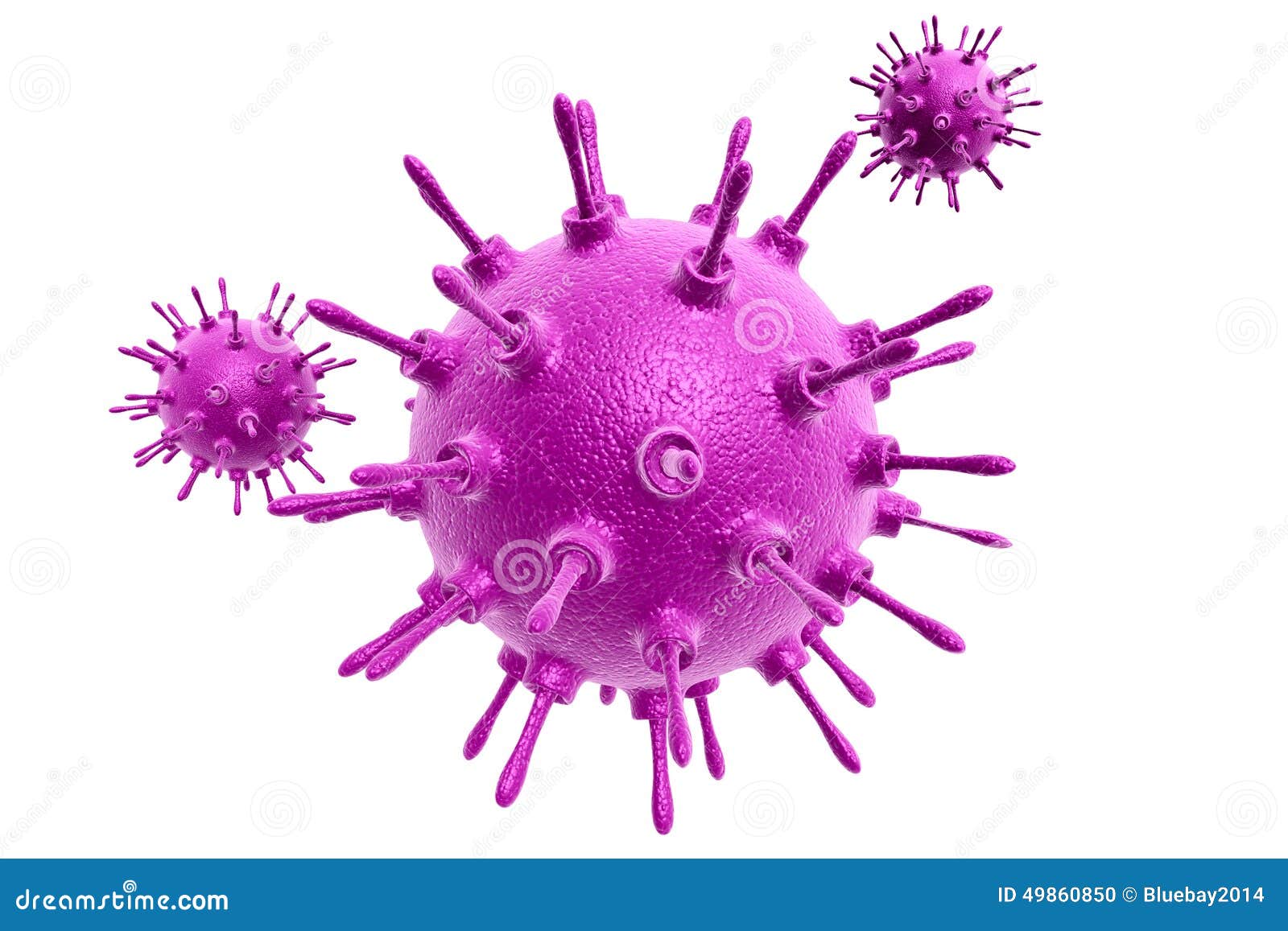 3d render virus stock illustration. Illustration of abstract - 49860850