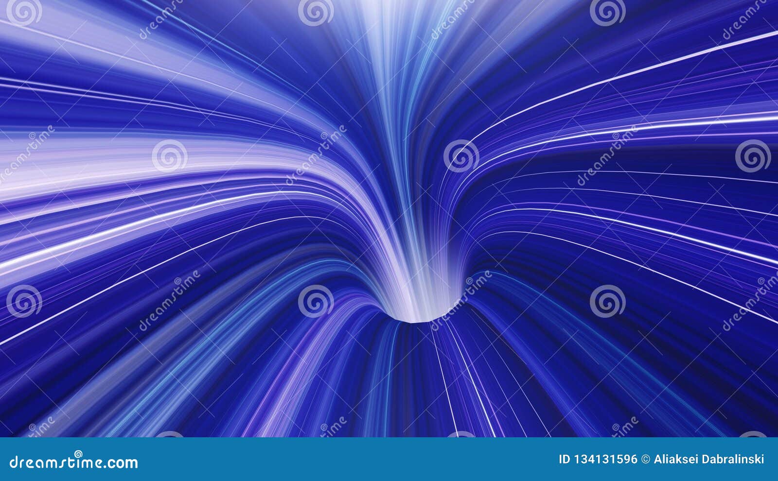 3d Render VJ Wormhole Time Vortexx Tunnel Background Stock Illustration ...